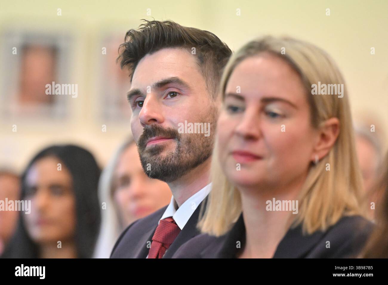 Canberra, Australia. 09th May, 2025. Labor member for Deakin Matt Gregg ...