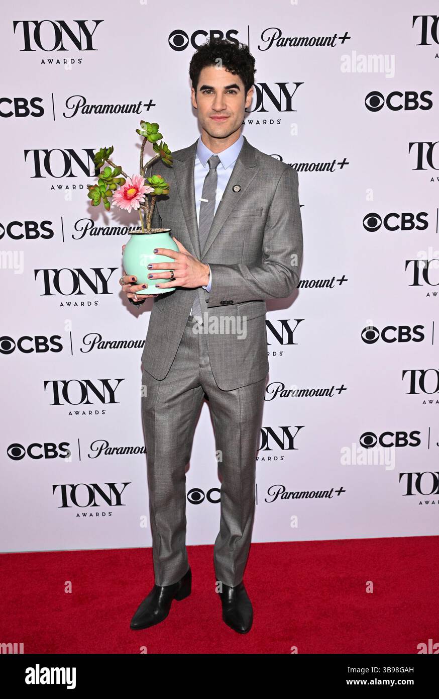 Darren Criss attends the 78th Annual Tony Awards Meet the Nominees ...