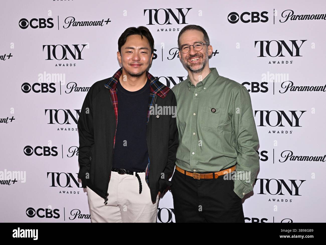 Hue Park, left, and Will Aronson attend the 78th Annual Tony Awards ...