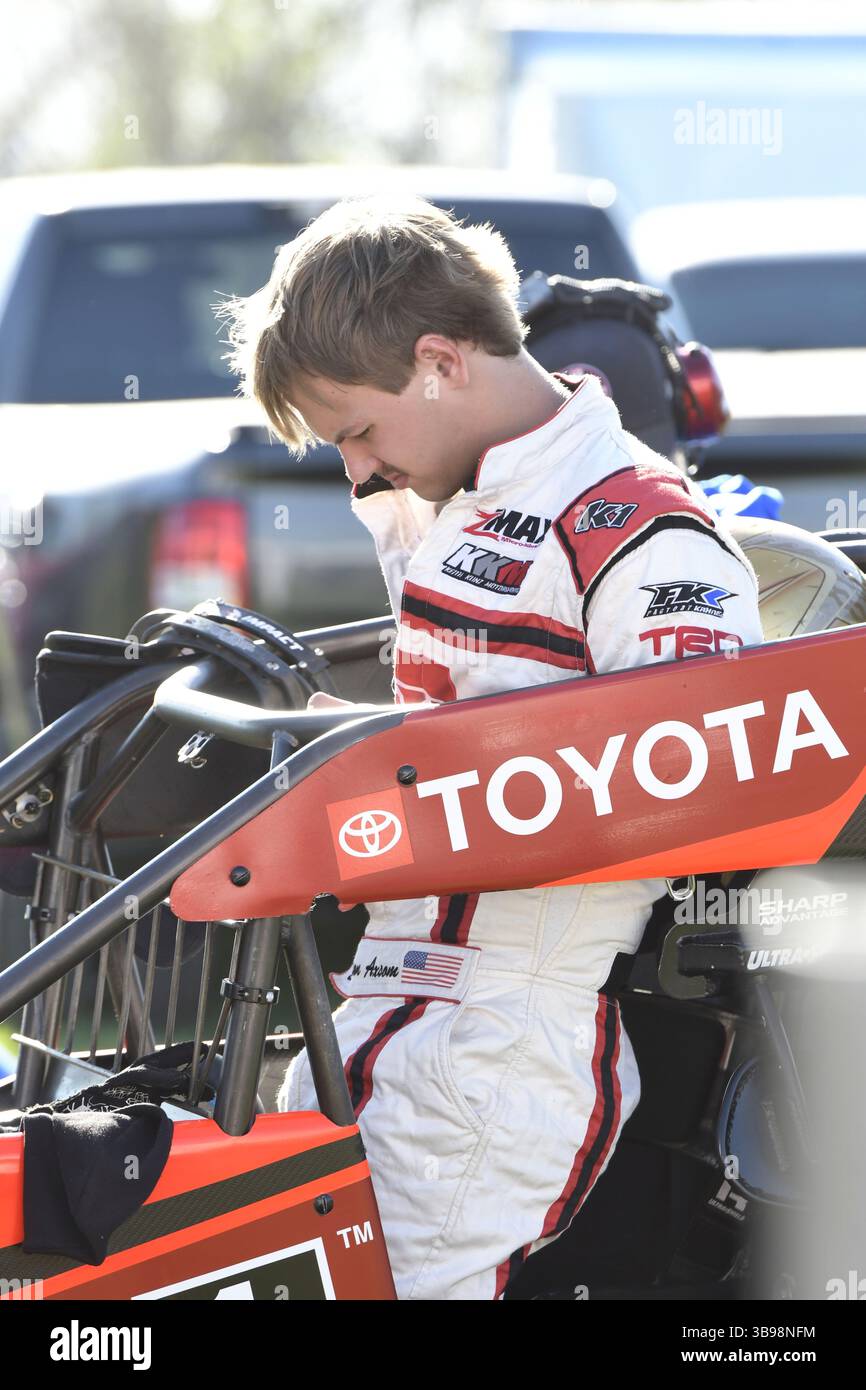 KOKOMO, IN - APRIL 27: Emerson Axsom (67K) Keith Kunz/Curb-Agajanian ...