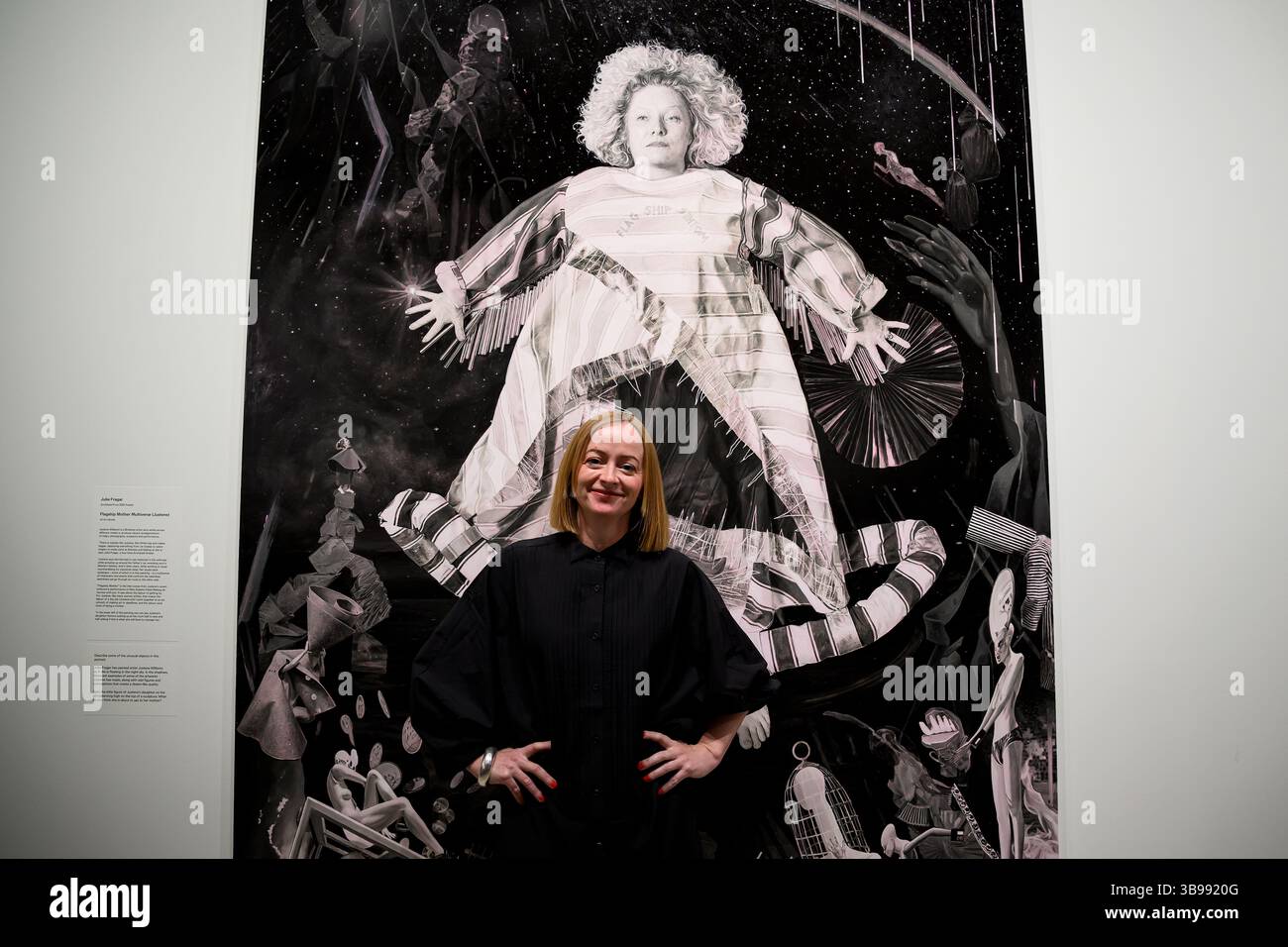 Sydney, Australia. 09th May, 2025. Artist Julie Fragar poses for a ...
