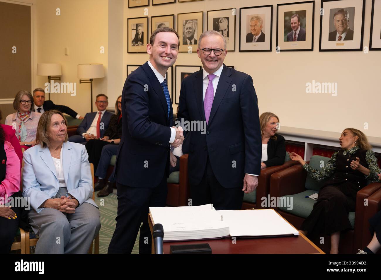Canberra, Australia. 09th May, 2025. Australian Prime Minister Anthony ...