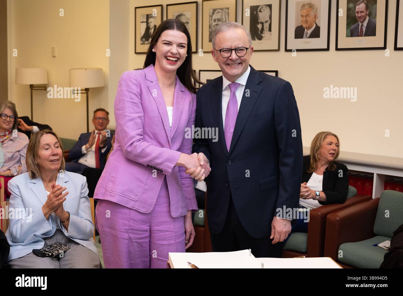 Canberra, Australia. 09th May, 2025. Australian Prime Minister Anthony ...