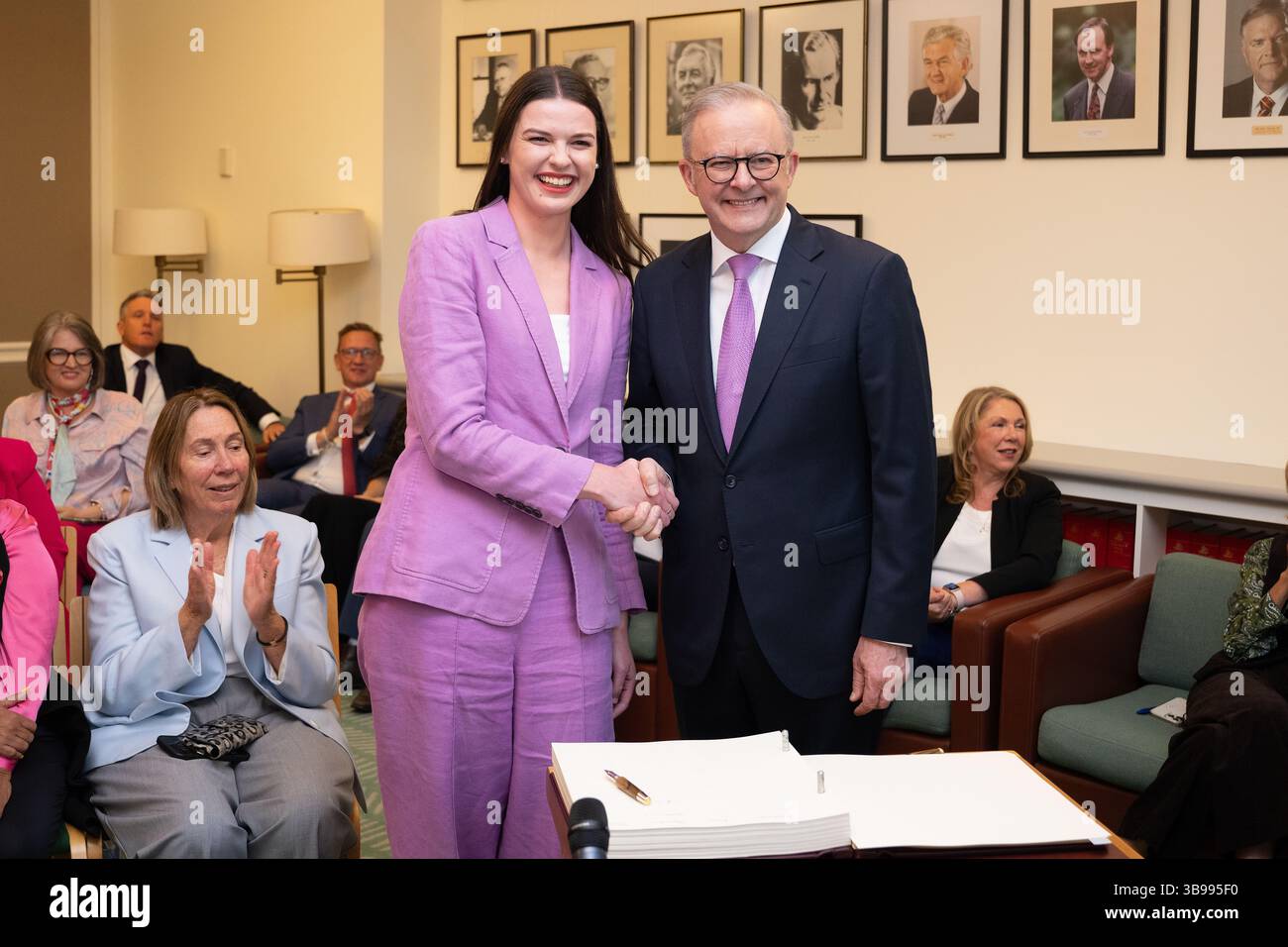 Canberra, Australia. 09th May, 2025. Australian Prime Minister Anthony ...