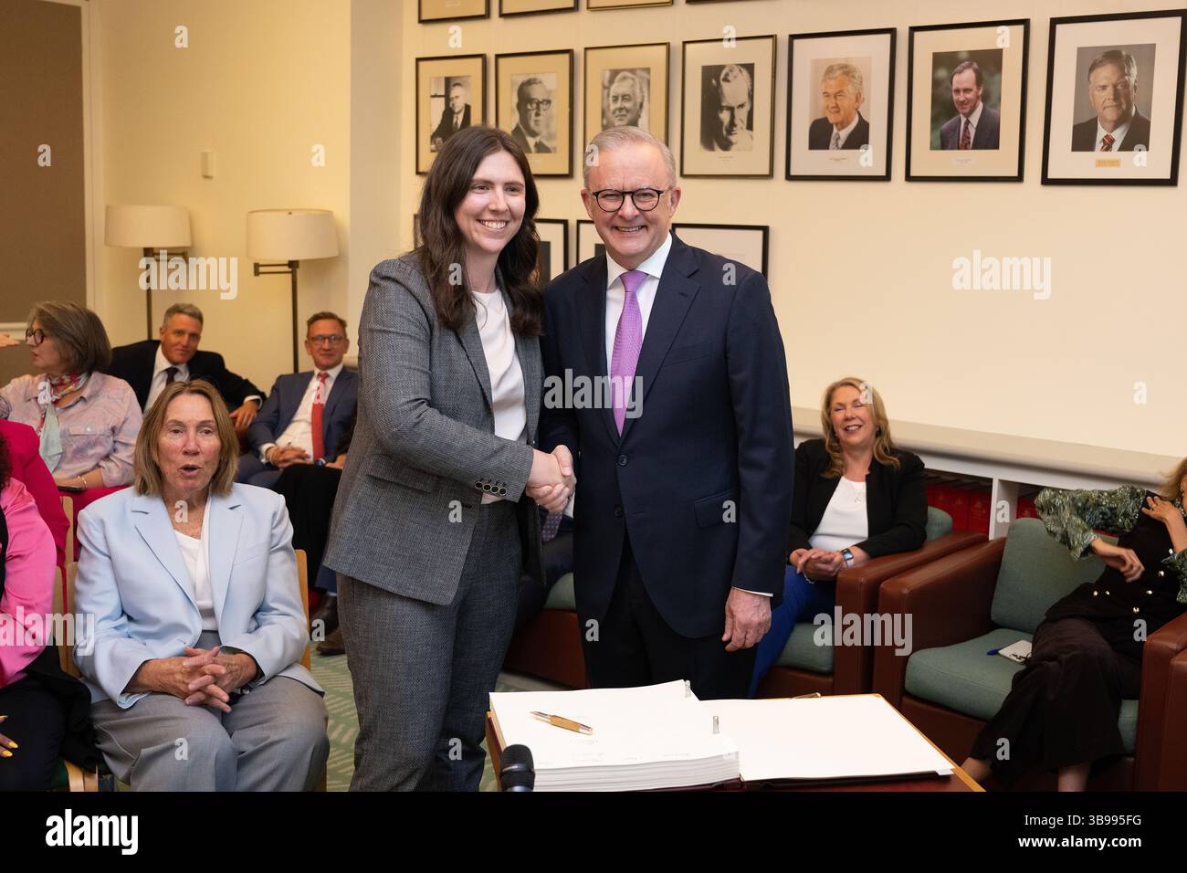 Canberra, Australia. 09th May, 2025. Australian Prime Minister Anthony ...