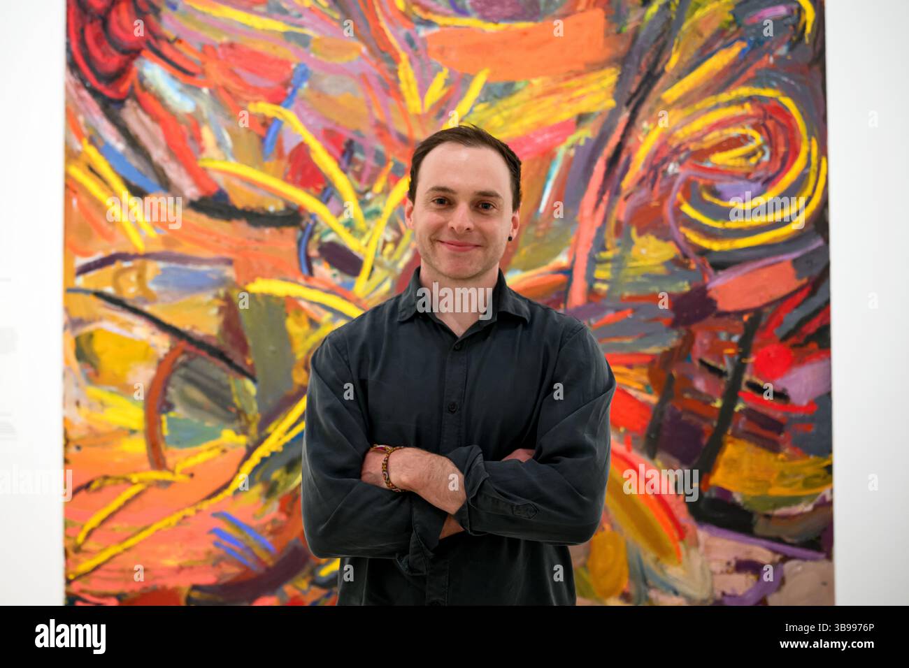 Sydney, Australia. 09th May, 2025. Artist Gene A'Hern poses for a ...