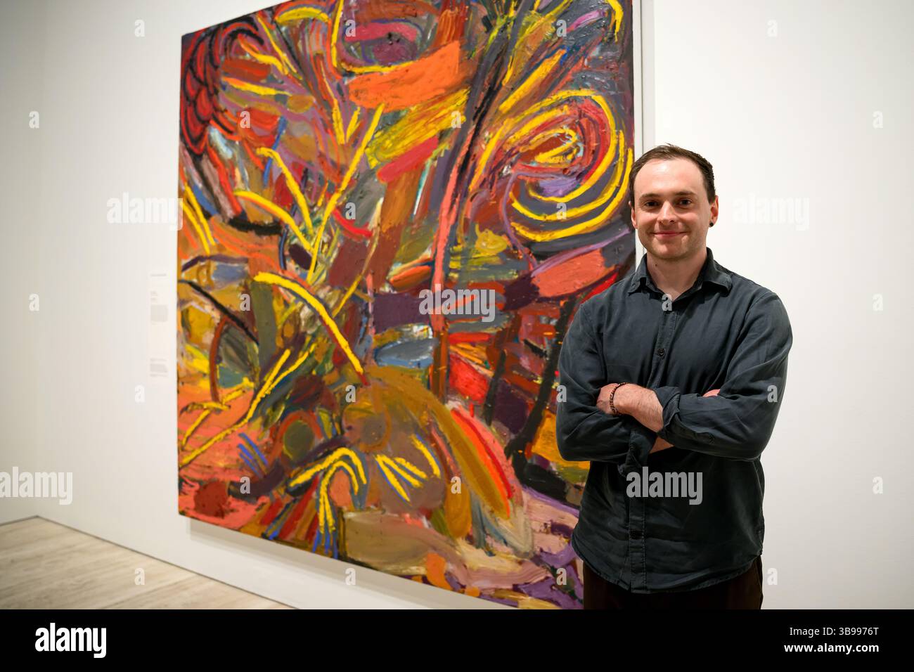Sydney, Australia. 09th May, 2025. Artist Gene A'Hern poses for a ...