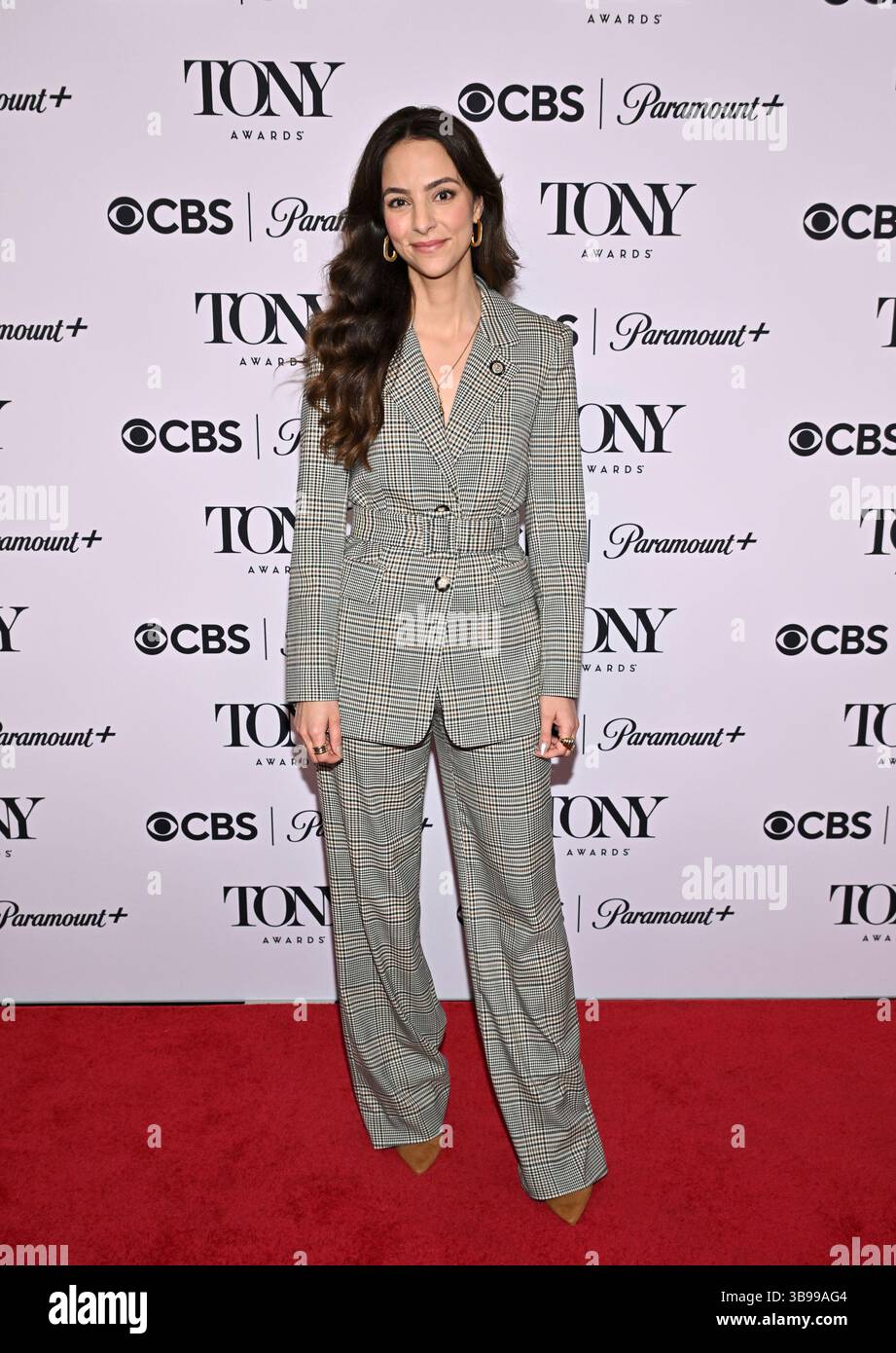Tala Ashe attends the 78th Annual Tony Awards Meet the Nominees press ...