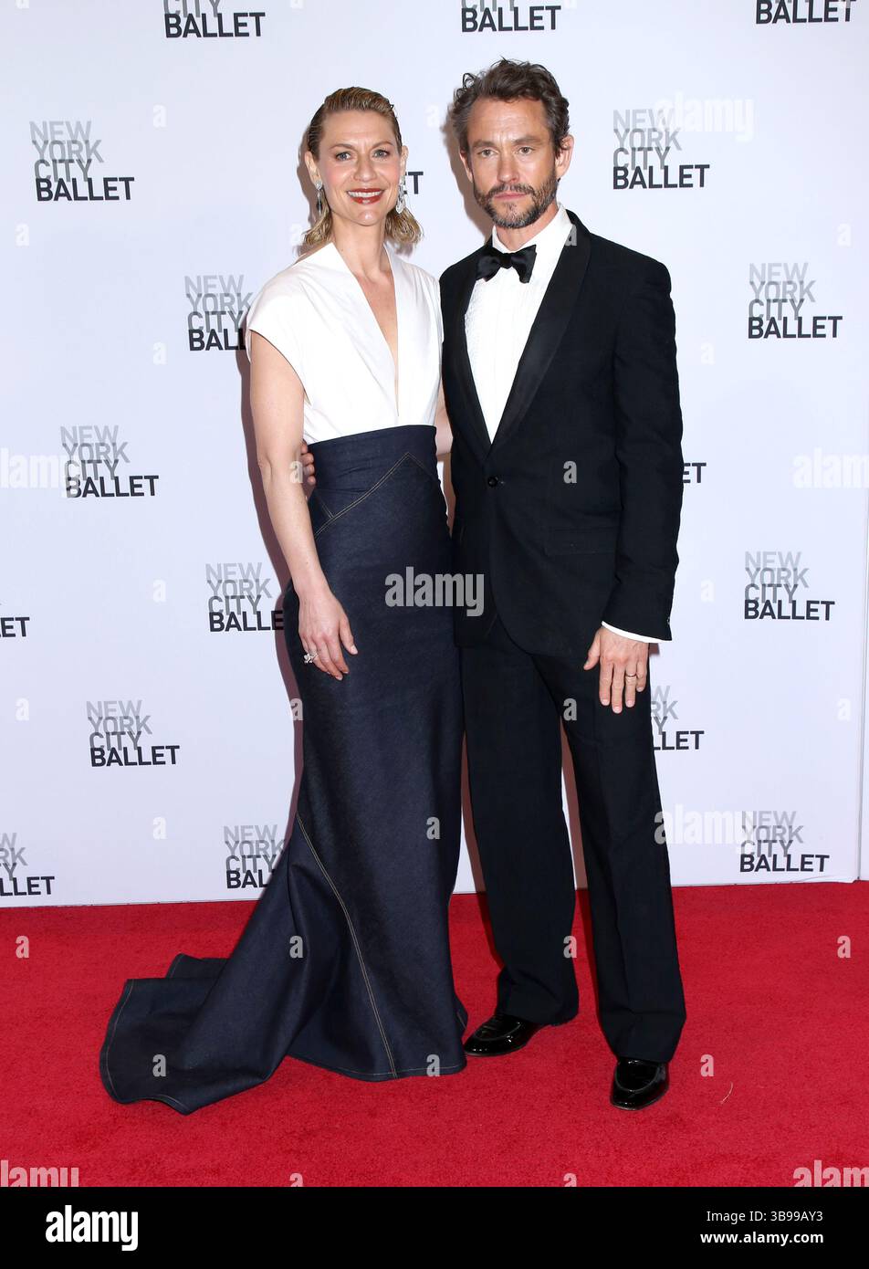 New York City, USA. 08th May, 2025. Claire Danes and Hugh Dancy ...