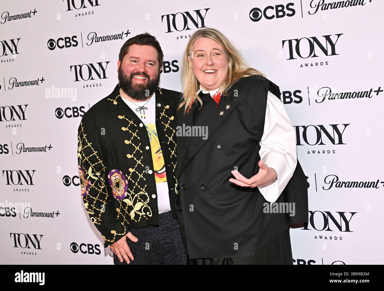 Kip Williams, left, and Marg Horwell attend the 78th Annual Tony Awards ...