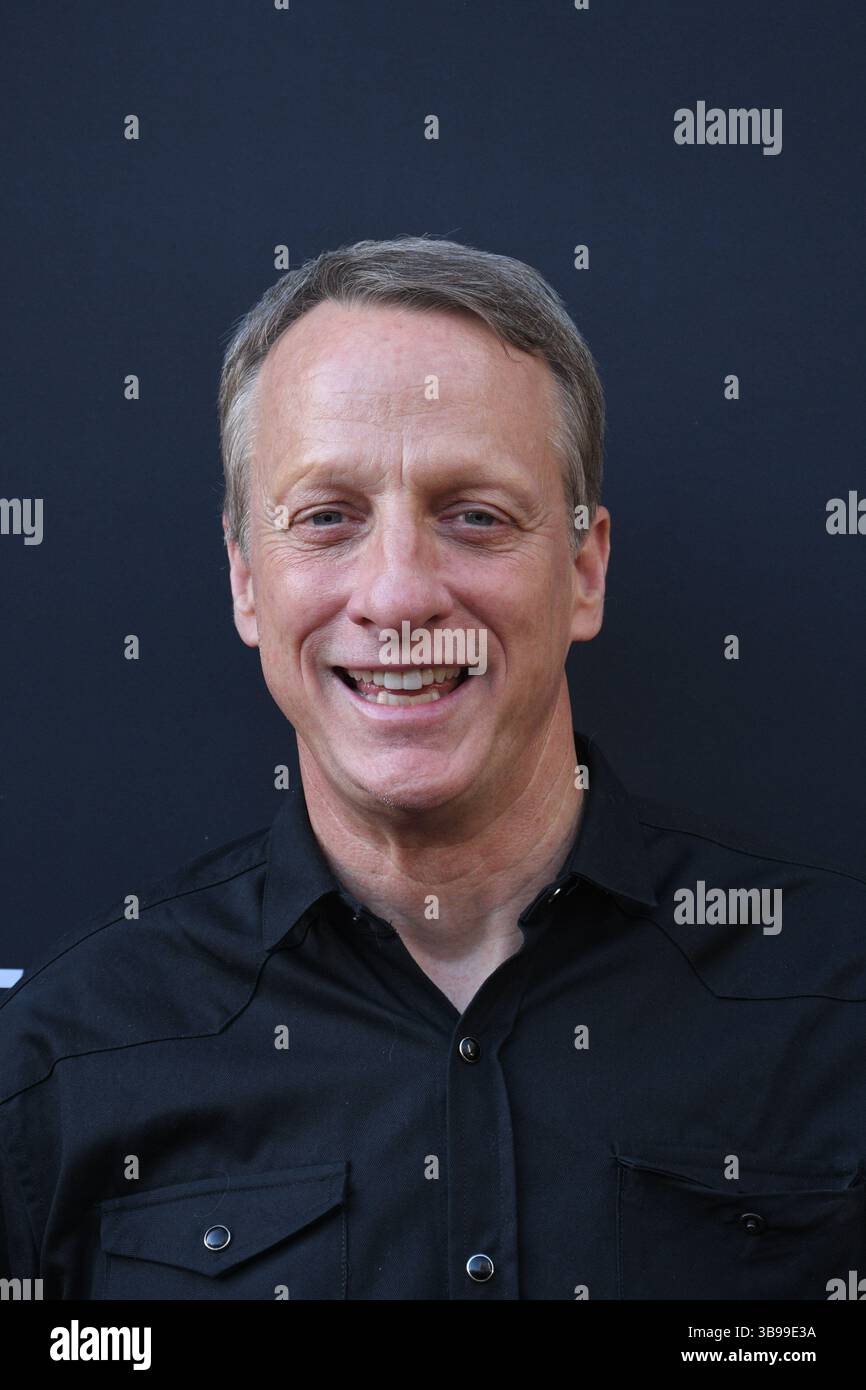 Los Angeles, California, USA 8th May 2025 Skateboarder Tony Hawk ...