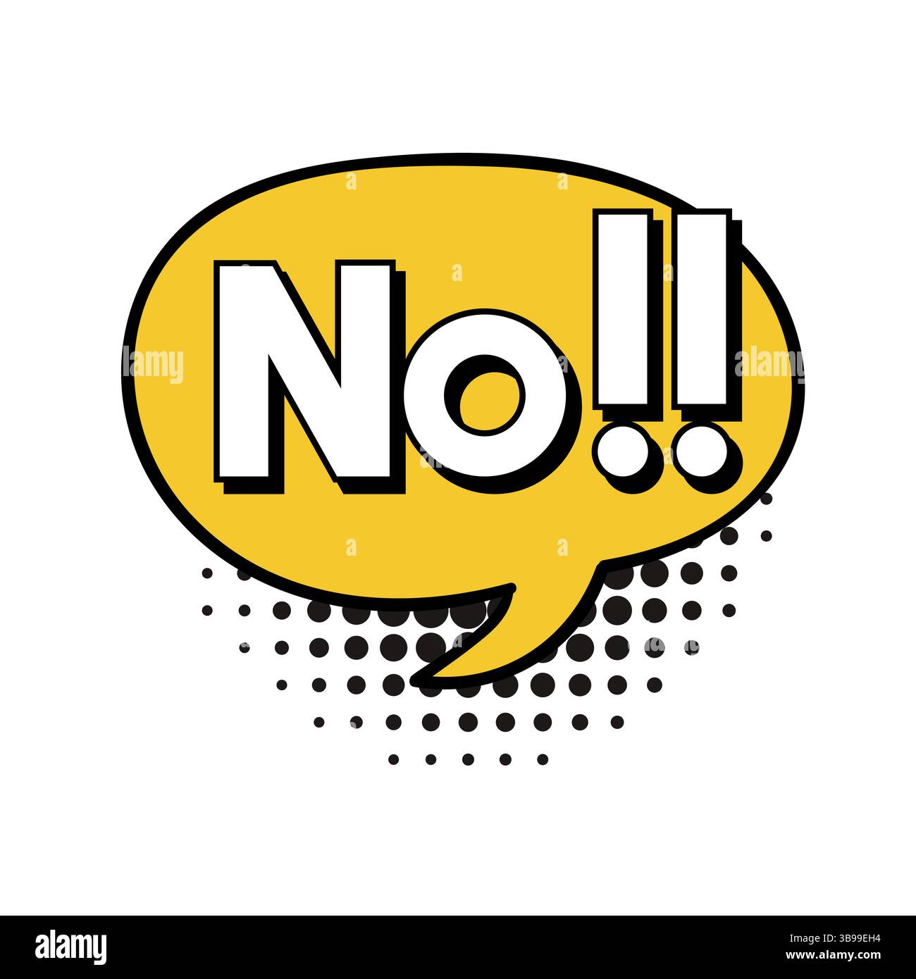 Speech yes no Cut Out Stock Images & Pictures - Alamy