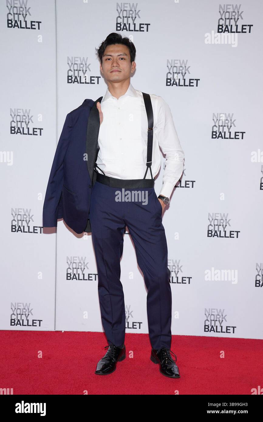 Ny. 08th May, 2025. Chun Wai Chan at arrivals for New York City Ballet ...