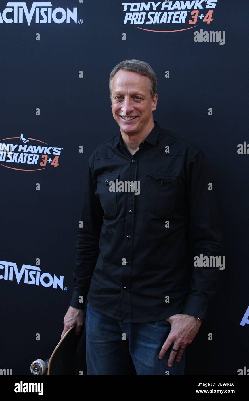 Los Angeles, California, USA 8th May 2025 Skateboarder Tony Hawk ...