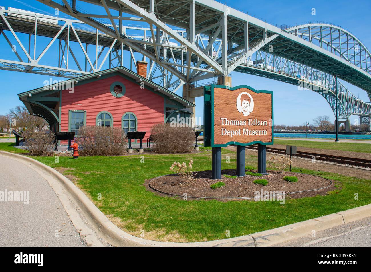 Thomas Edison Depot Museum aka Grand Trunk Western Railroad Depot at ...
