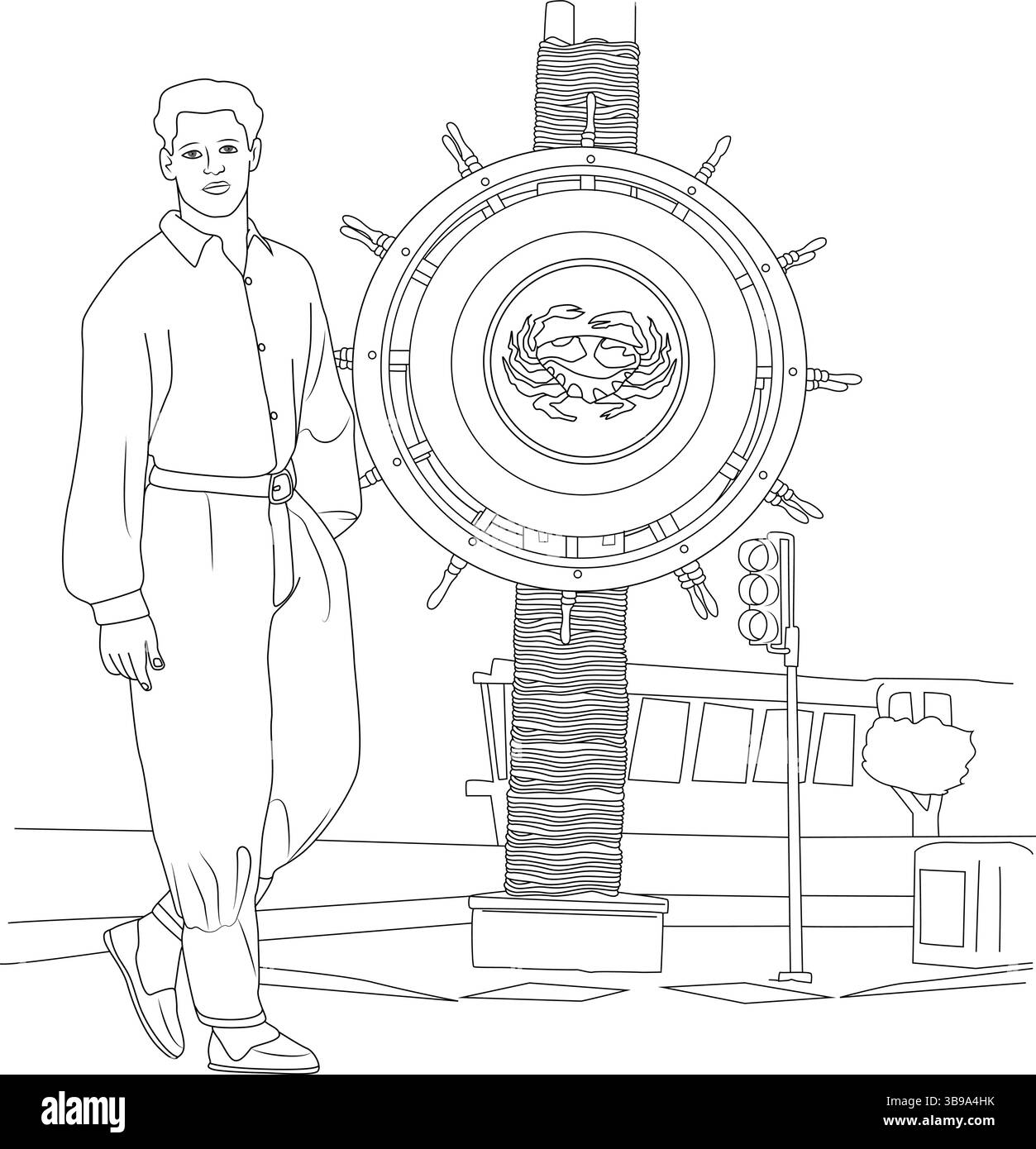 Pants building Black and White Stock Photos & Images - Alamy