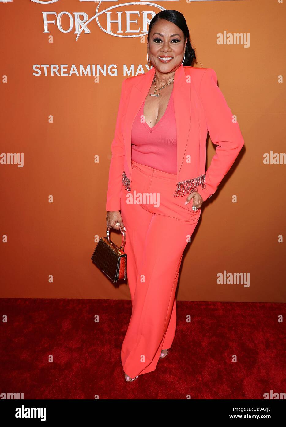 Lela Rochon arrives at The Chi Season 7 held at St Helen's House in Los ...