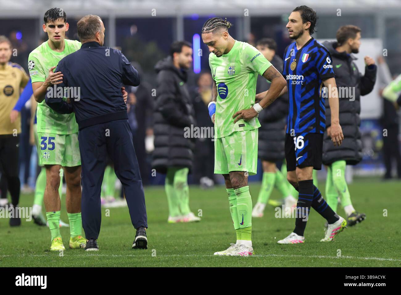 Milan, Italy. 7th May, 2025. Italy, Milan, 2025 05 06: Raphinha ...