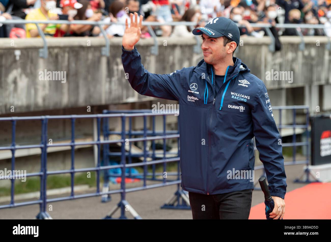 October 9, 2022, Suzuka, Mie Prefecture, Japan: NICHOLAS LATIFI of Williams #6 on the grid ahead ...