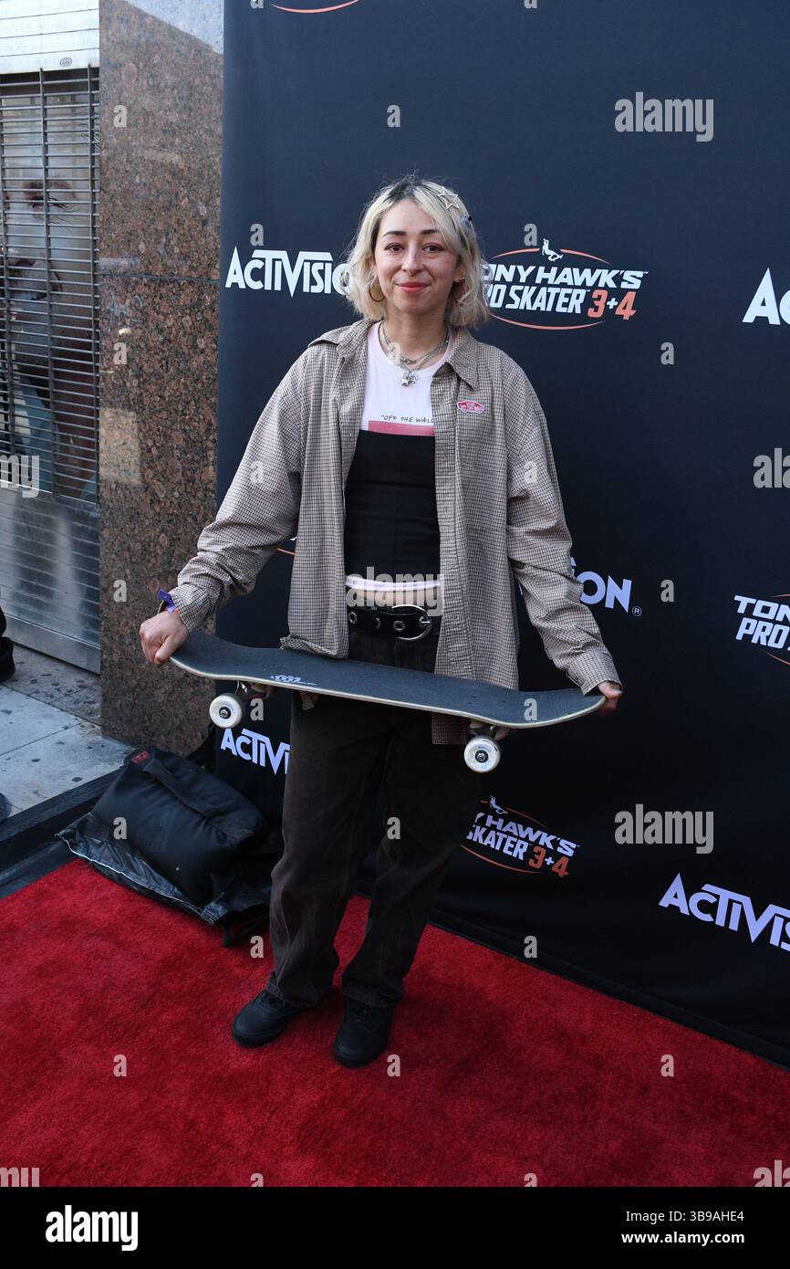 Los Angeles, California, USA 8th May 2025 Skateboarder Lizzie Armanto ...