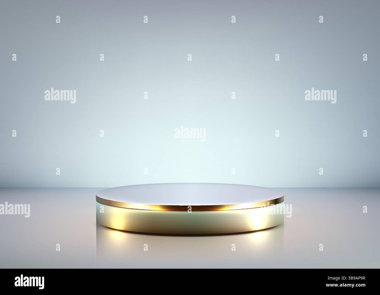 Neutral 3d podium pedestal Stock Vector Images - Alamy