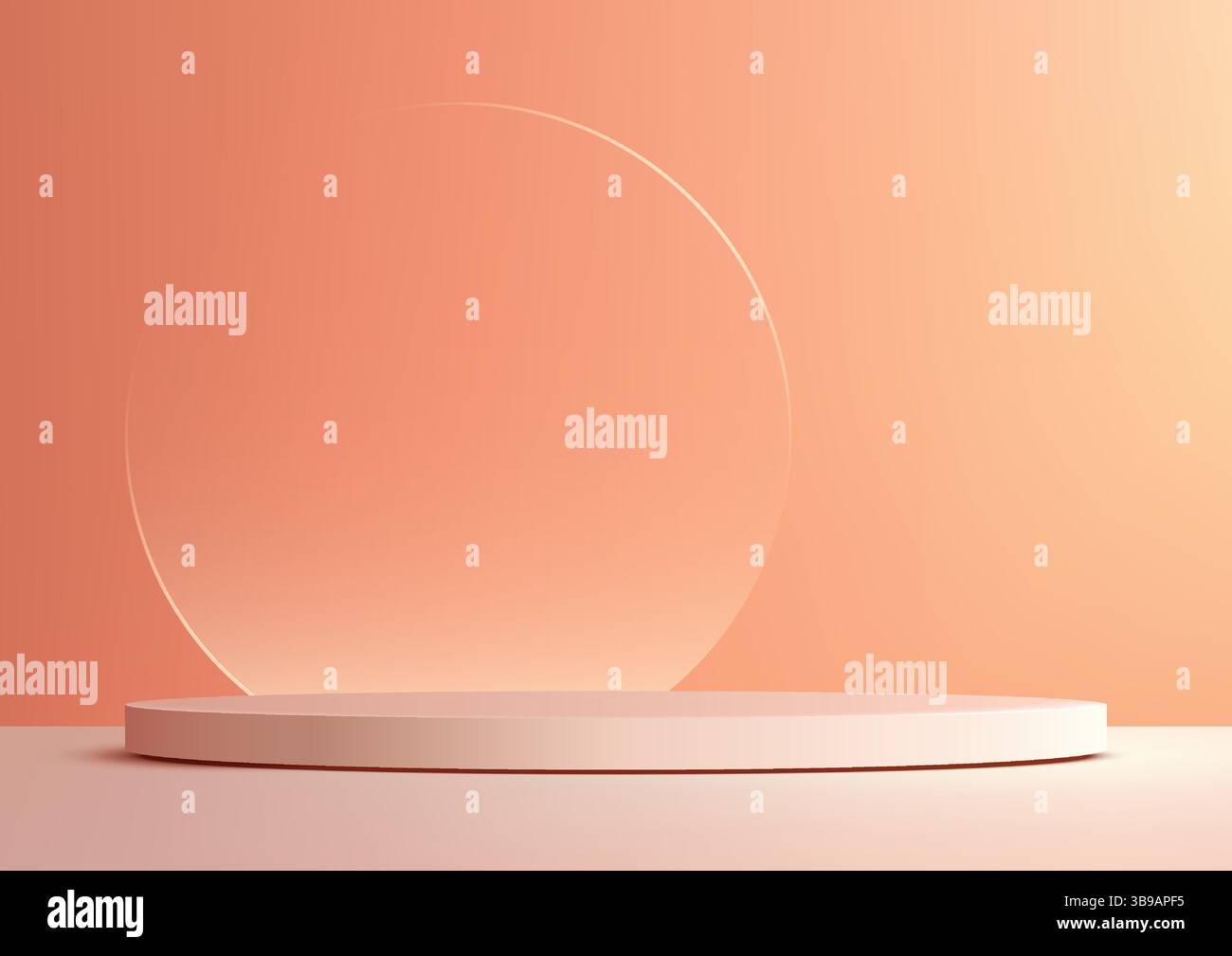 Elegant minimalist circular platform Stock Vector Images - Alamy