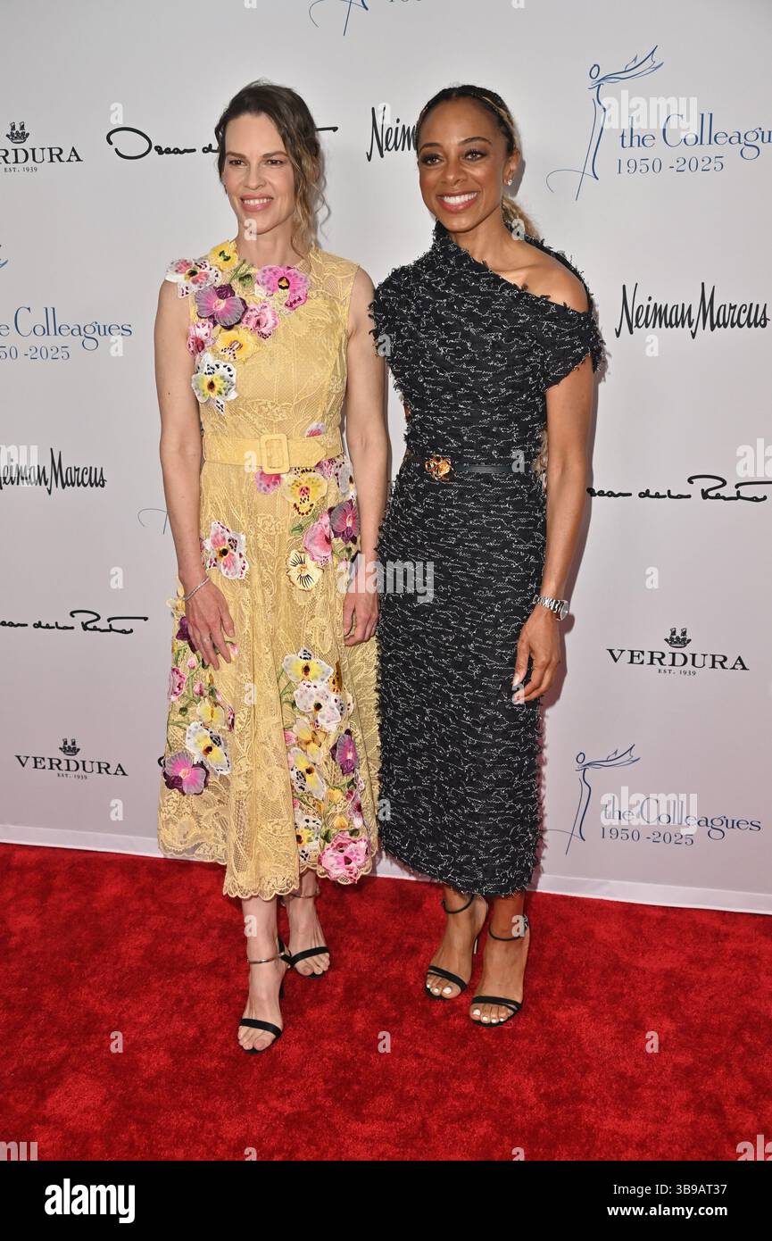 Beverly Hills, CA USA - May 8, 2025: Hilary Swank, Nischelle Turner ...