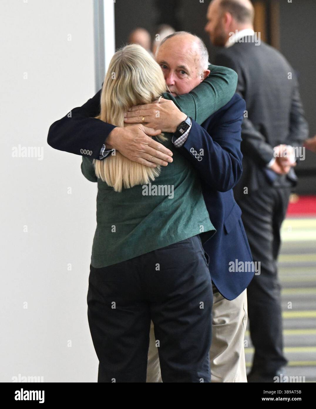 Wayne Laycock, father of WO2 Phil Laycock is seen outside the inquiry ...