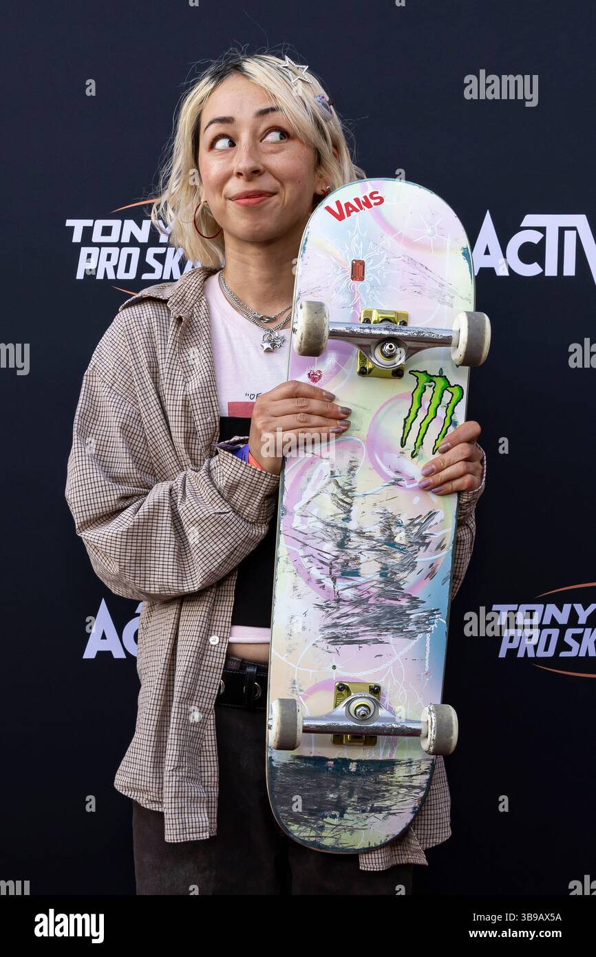 Lizzie Armanto attends the arrivals of Tony Hawk’s™ Pro Skater™ 3 + 4 ...
