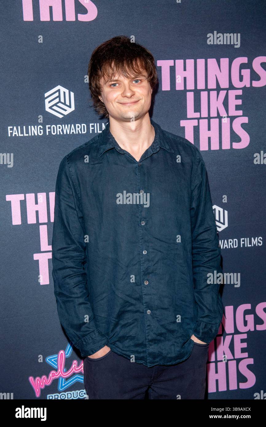 Charlie Tahan attends MPX's "Things Like This" World Premiere at AMC ...