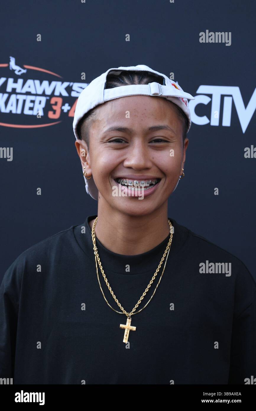 Los Angeles, California, USA 8th May 2025 Margielyn Didal kateboarder attends Tony Hawks Pro ...