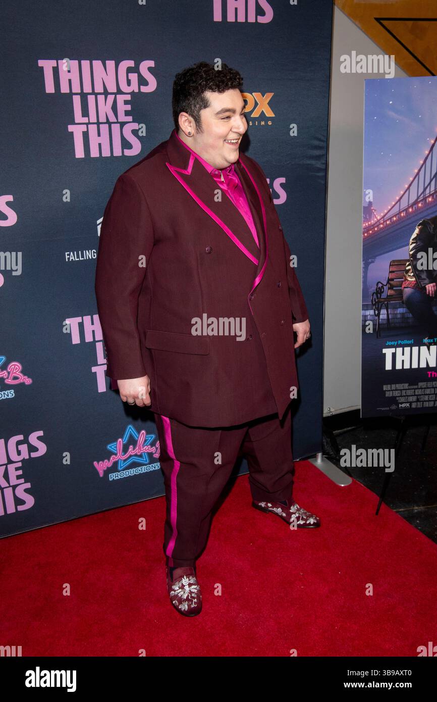 Max Talisman attends MPX's "Things Like This" World Premiere at AMC ...