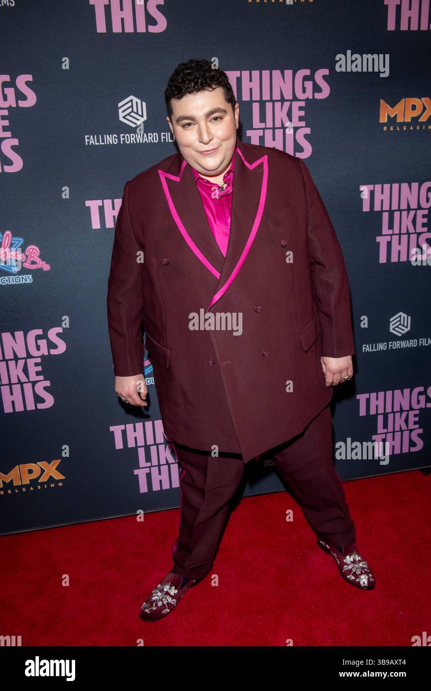 Max Talisman attends MPX's "Things Like This" World Premiere at AMC ...