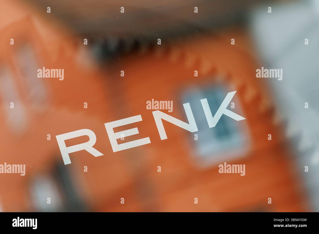 Augsburg, Germany. 08th May, 2025. The lettering and logo of the listed ...