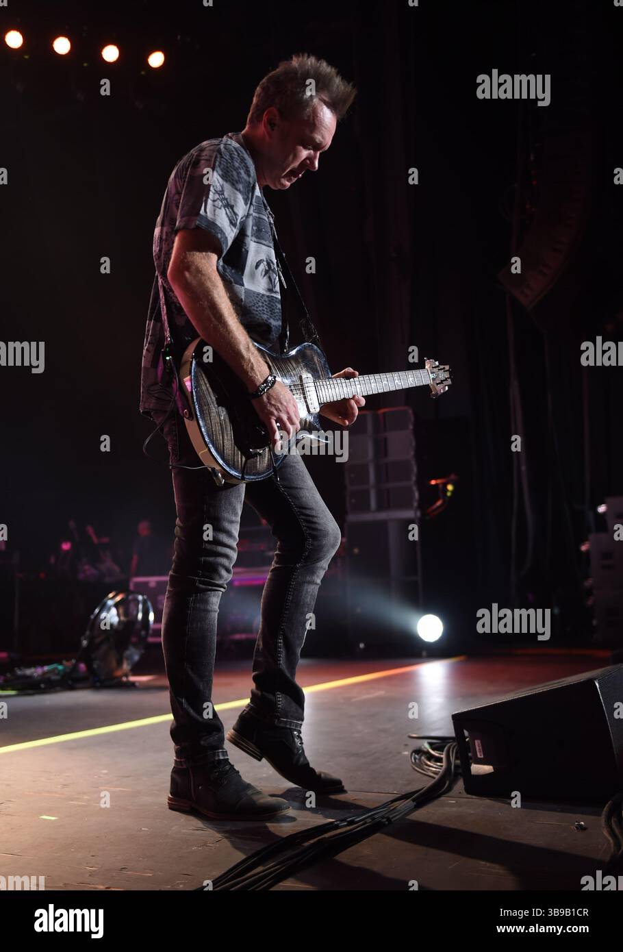 August 17, 2024: Guitar player SIMON MCBRIDE of Deep Purple performs on ...