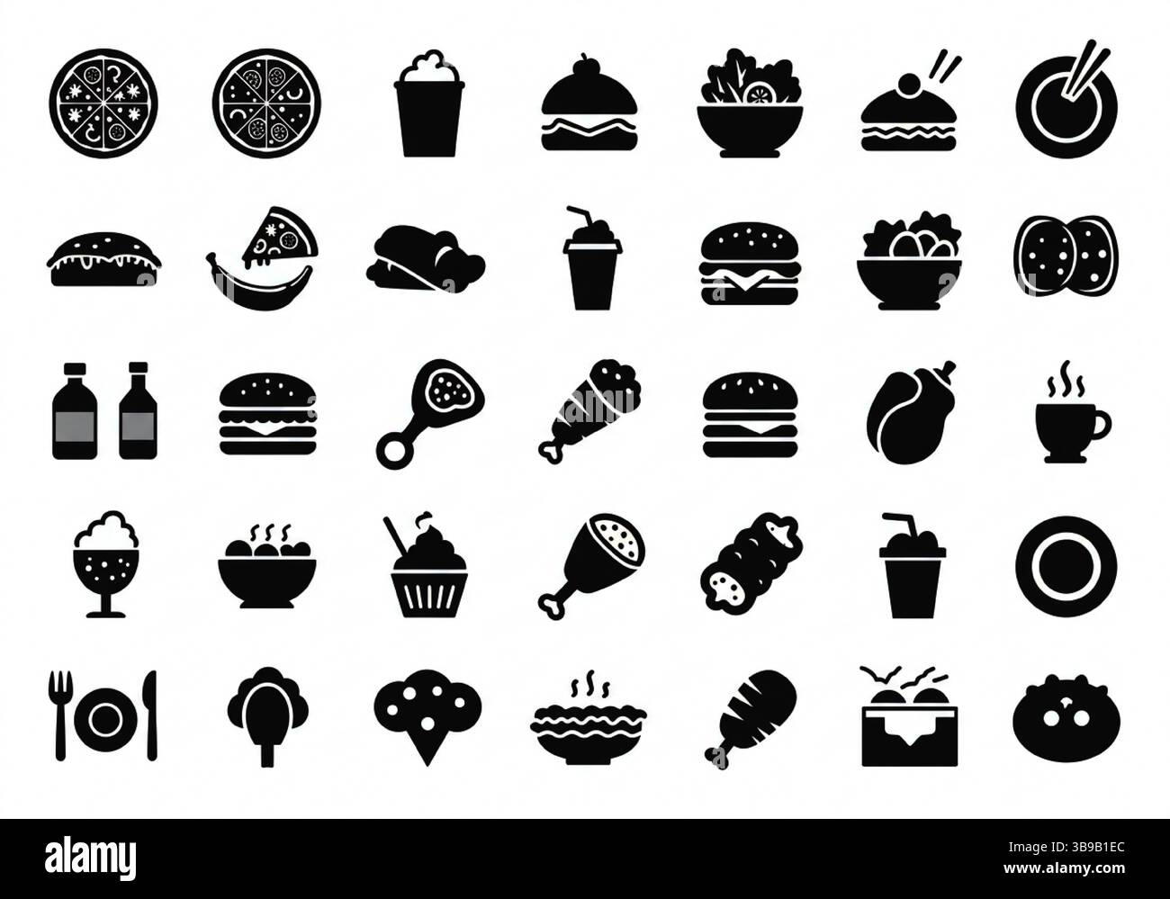 Images of food for menu Cut Out Stock Images & Pictures - Alamy