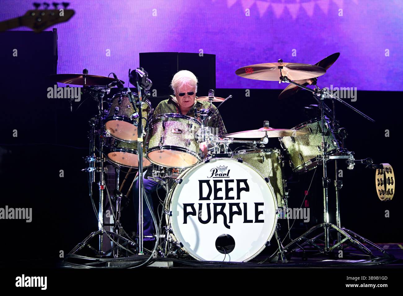 August 17, 2024: Drummer IAN PAICE with Deep Purple performs on August ...