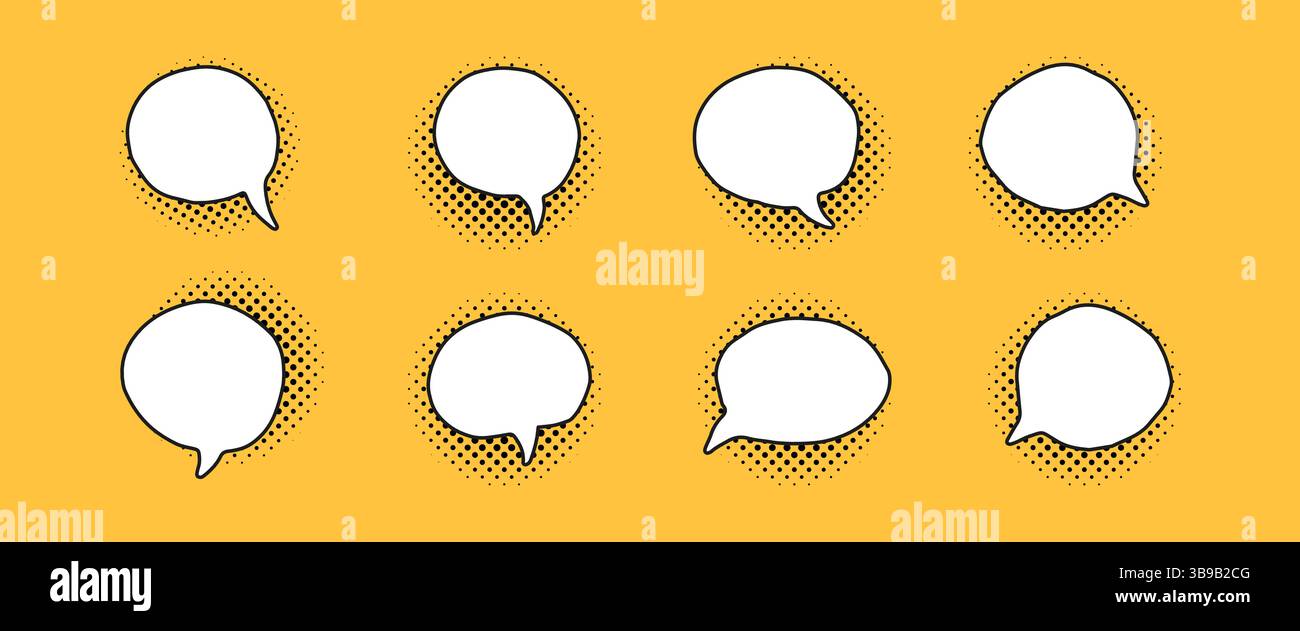 Comic frame speech bubble Stock Vector Images - Alamy