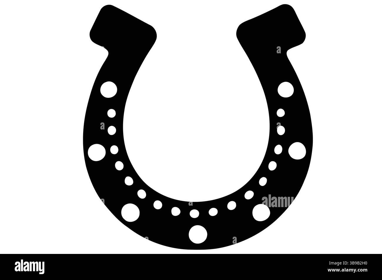 Curved horseshoe shape Stock Vector Images - Alamy