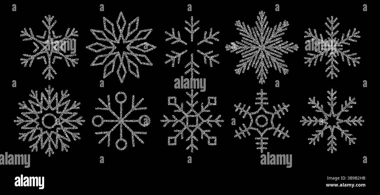 Set dotted pattern halftone Stock Vector Images - Alamy