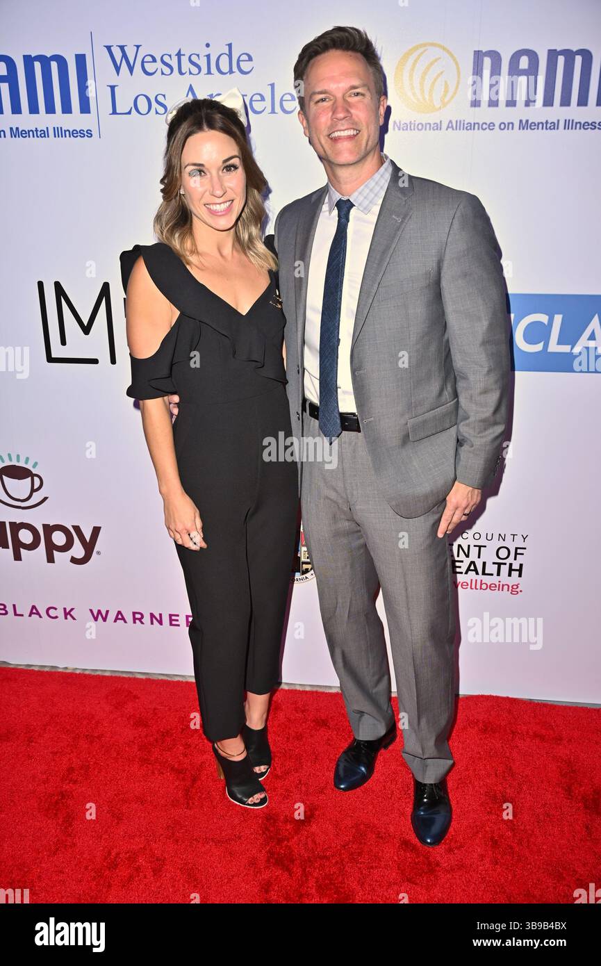 Beverly Hills, CA USA - May 8, 2025: Scott Porter, Kelsey Mayfield ...