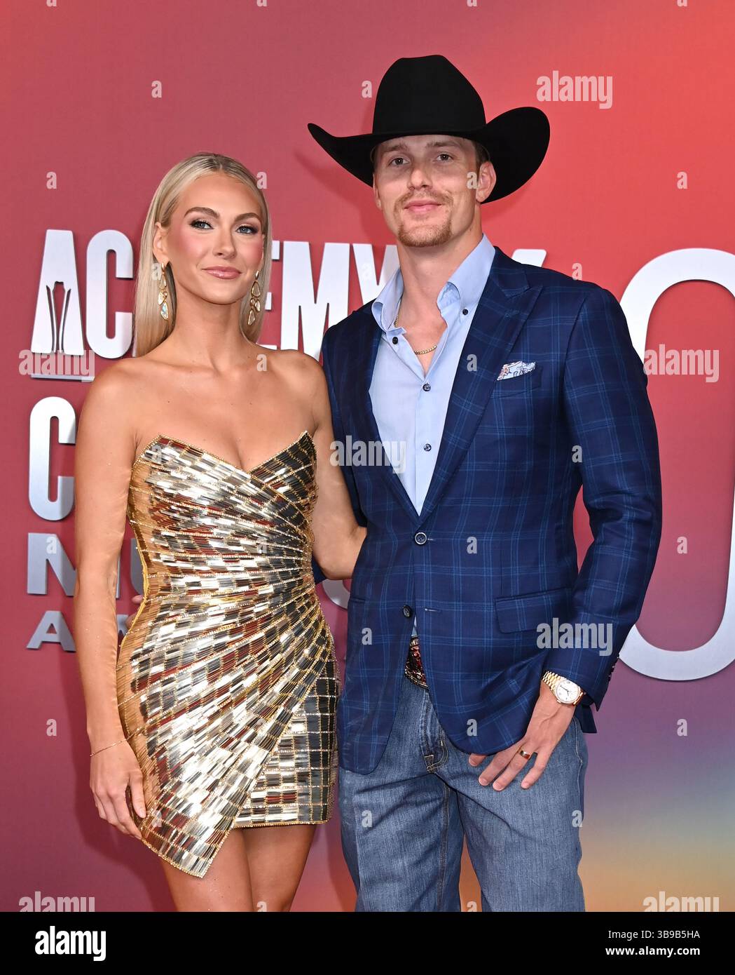 Friso, USA. 08th May, 2025. Hallie Ray Light and Parker McCollum ...
