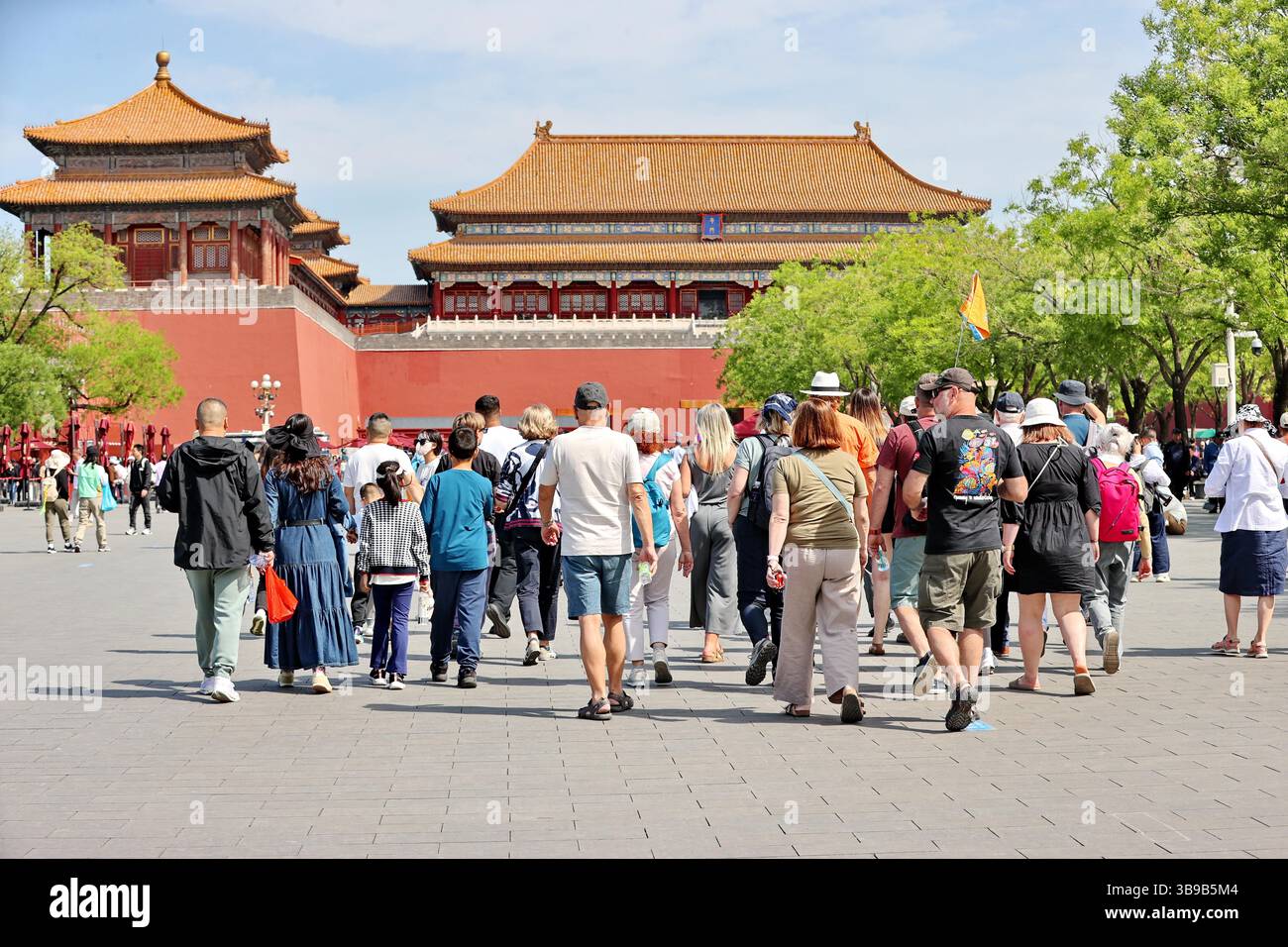 Tourists visit the Palace Museum on May Day in Beijing, China, 1 May ...