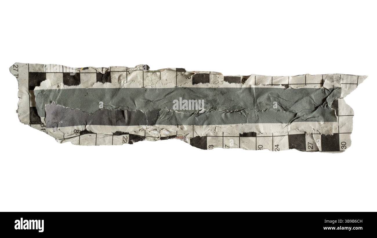 A collage of torn newspaper for using as a ripped message background on ...