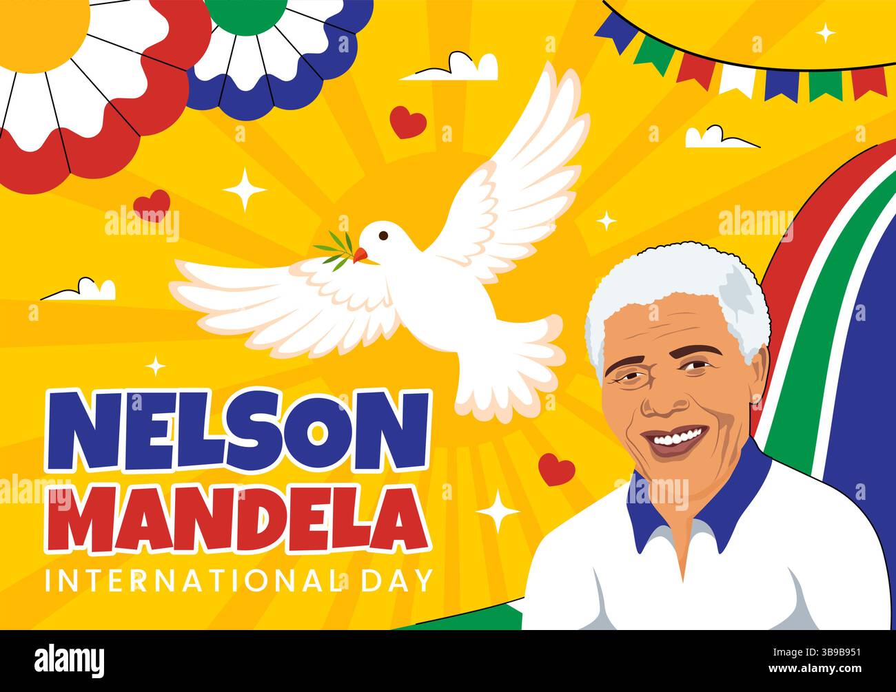 Happy Nelson Mandela International Day Vector Illustration On 18 July happy-nelson-mandela-international-day-vector-illustration-on-18-july
