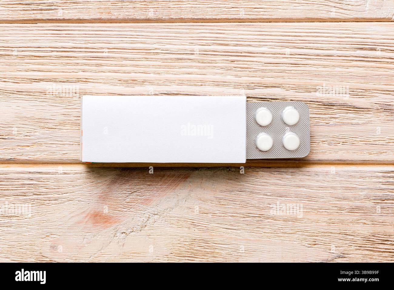 Blank White Product Package Box Mock-up. Open blank medicine drug box ...