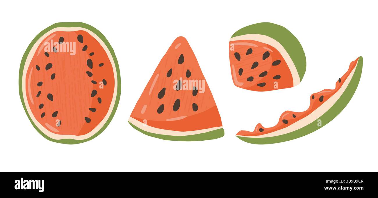Melon pits Stock Vector Images - Alamy
