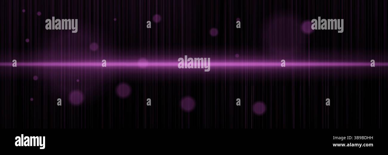 Purple glowing beam with flare, vertical motion lines, scattered orbs ...