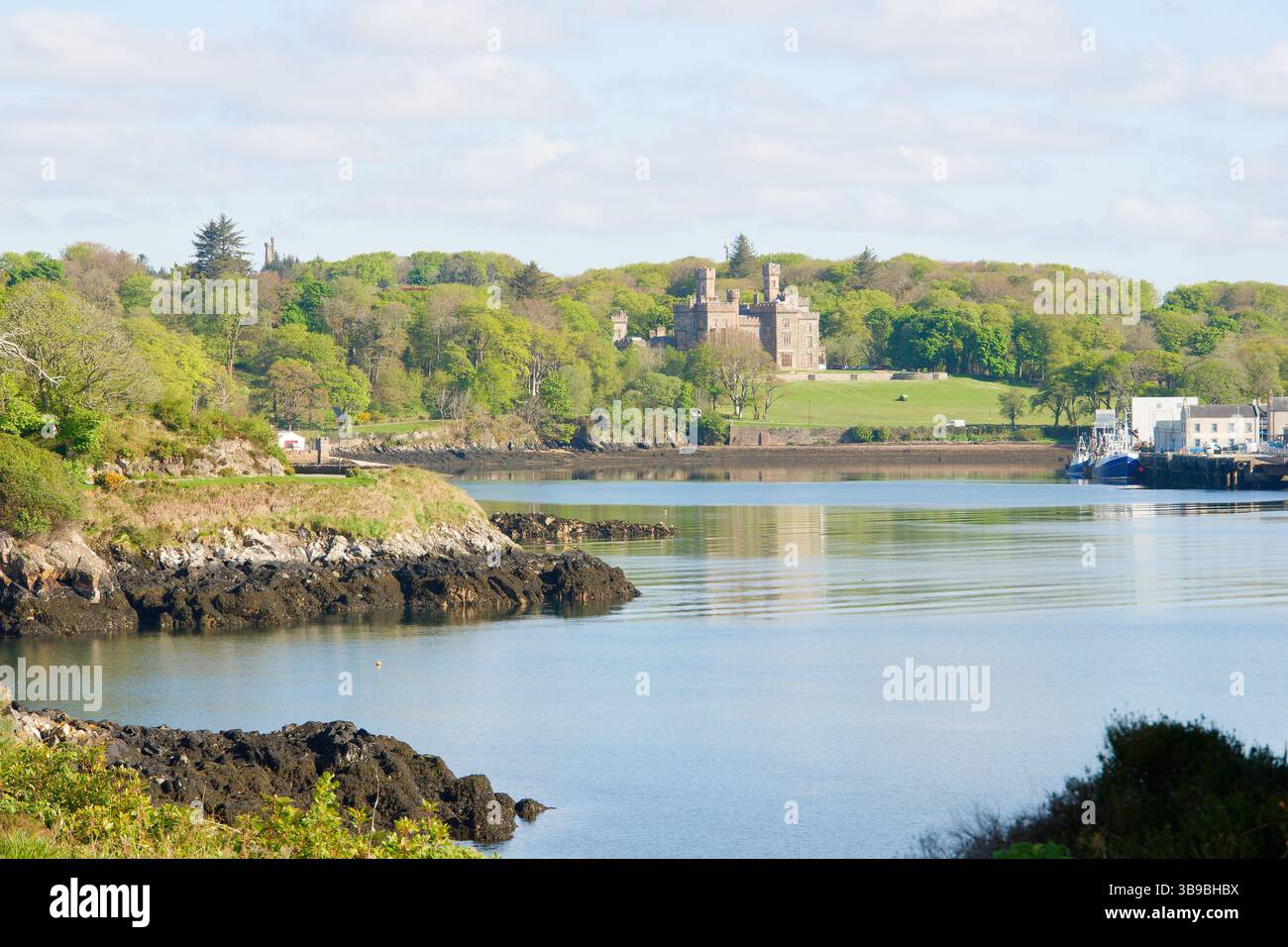 Harbor scene in Stornoway, Outer Hebrides, Scotland Stock Photo - Alamy