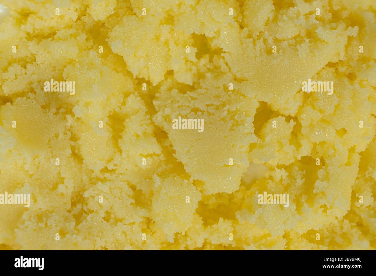 Macro Texture of Clarified Ghee Butter Top View Stock Photo - Alamy
